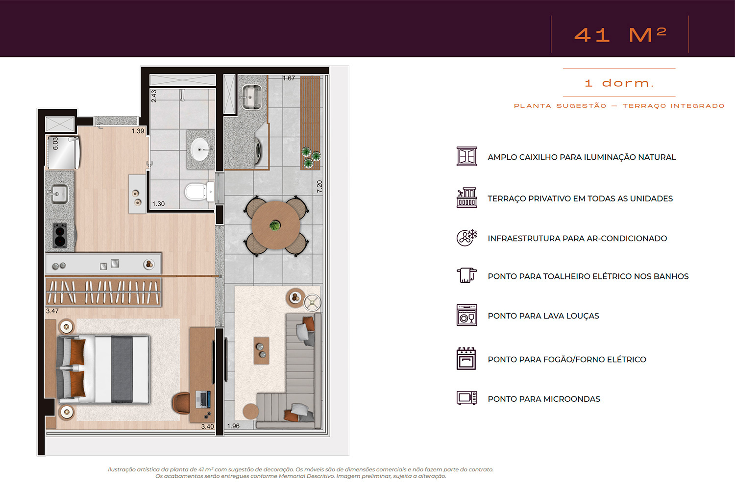 Voxx Itaim | Studios de 24 a 41 m² no Itaim Bibi